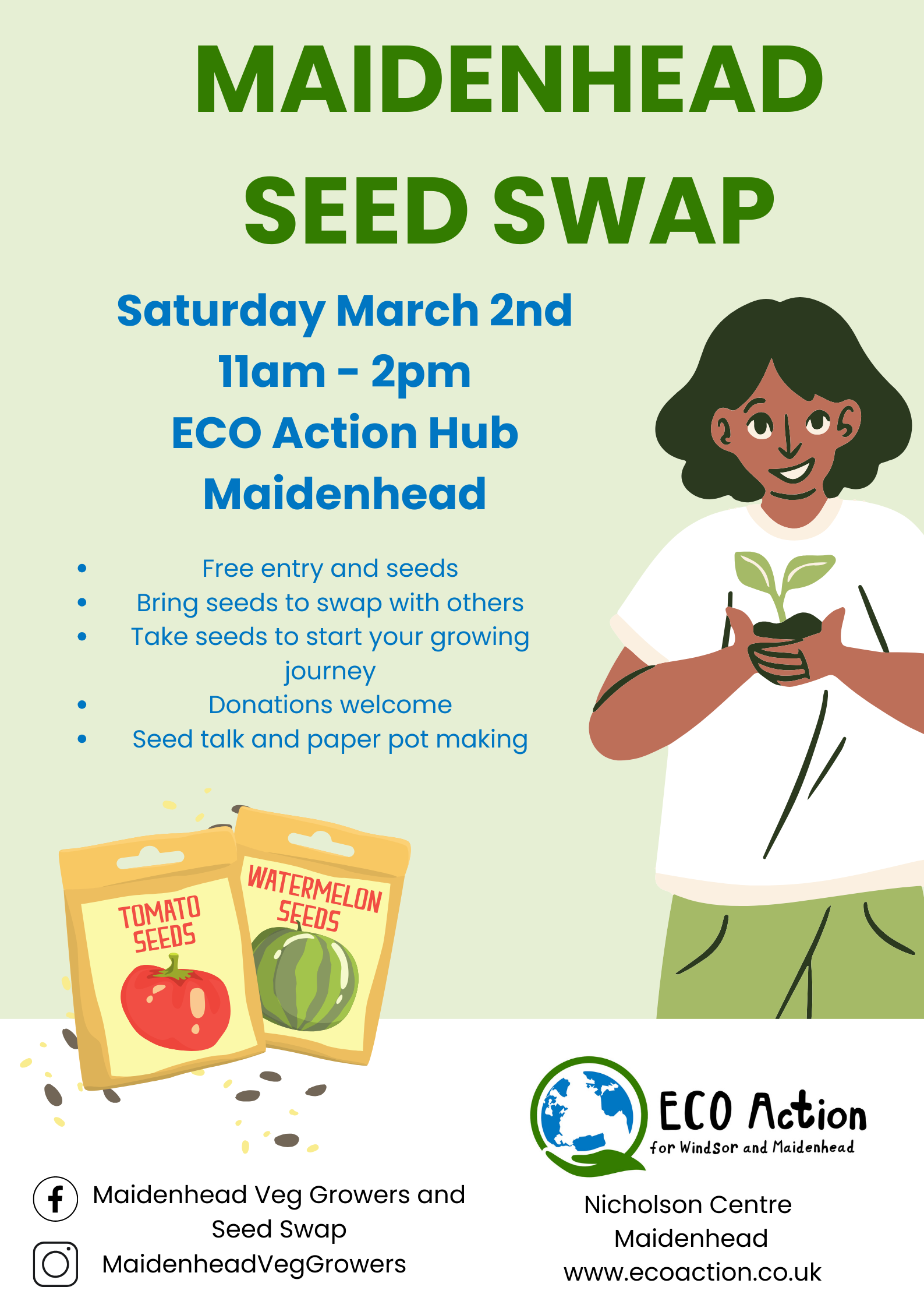Maidenhead Seed Swap - ECO Action WAM